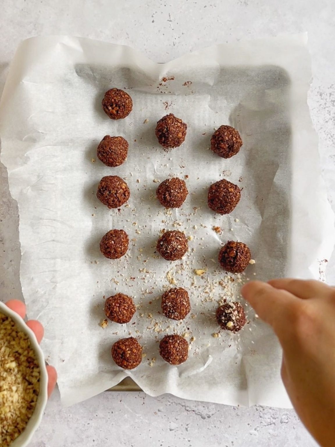 Chocolate Hazelnut Balls - The Oregon Dietitian