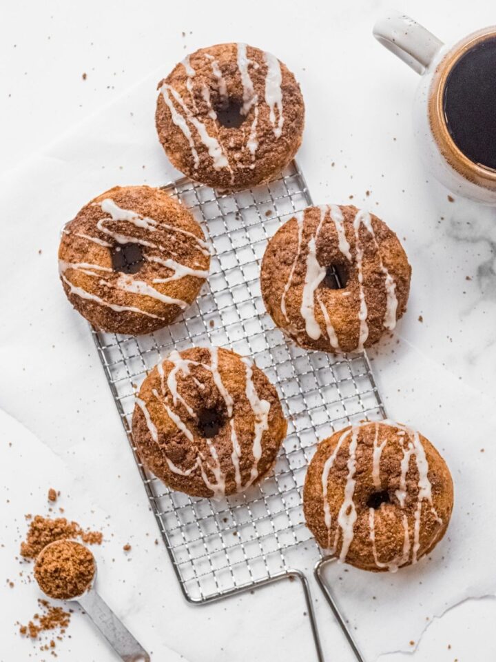 Whole Wheat Cinnamon Roll Donuts - The Oregon Dietitian