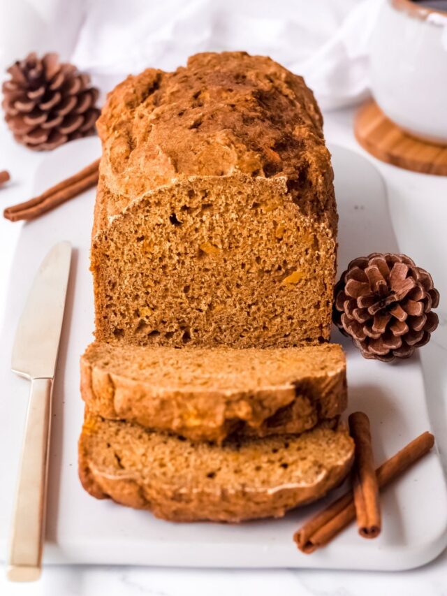Cinnamon Maple Butternut Squash Bread - The Oregon Dietitian