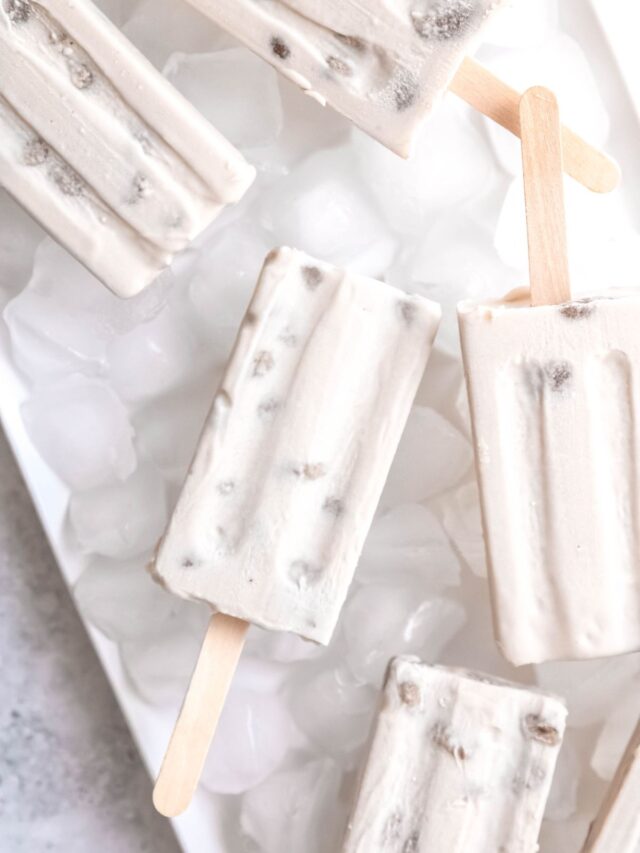 Brown Sugar Boba Ice Cream Bars - The Oregon Dietitian