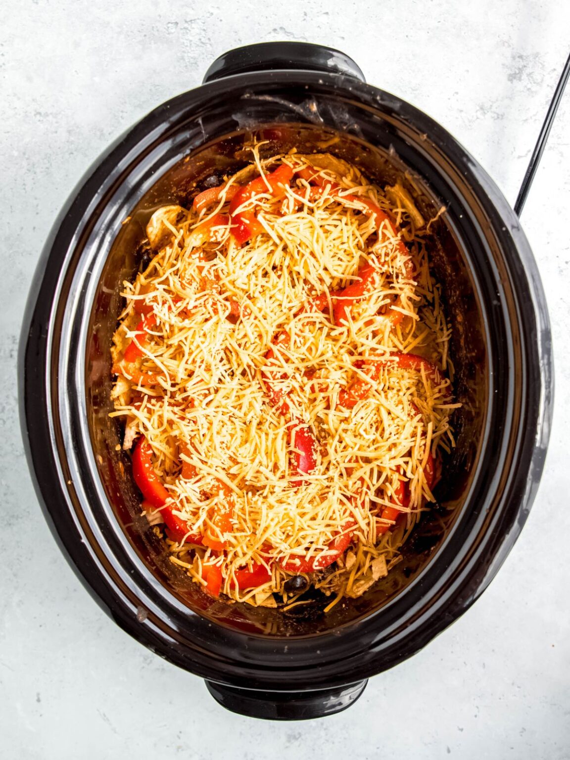 Easy, Healthy Slow Cooker Chicken Enchiladas - The Oregon Dietitian