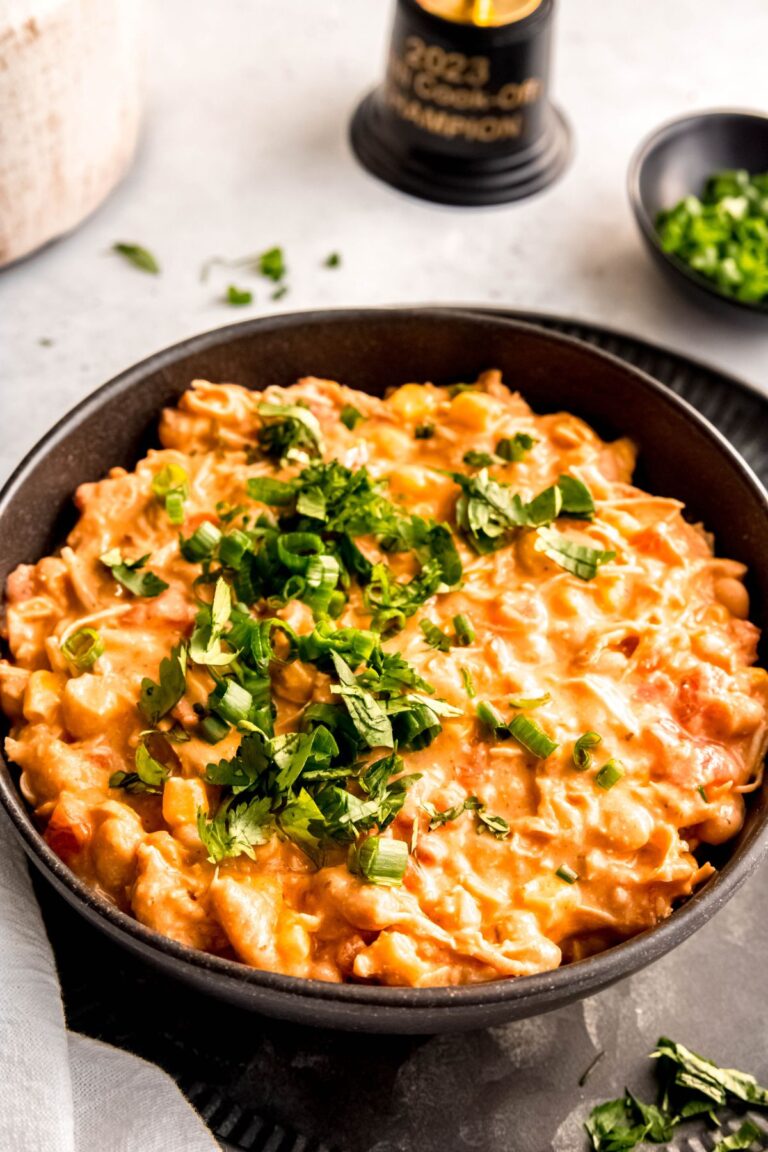 Slow Cooker Buffalo Chicken Chili - The Oregon Dietitian