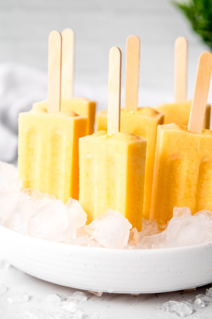 Creamy Homemade Mango Popsicles - The Oregon Dietitian