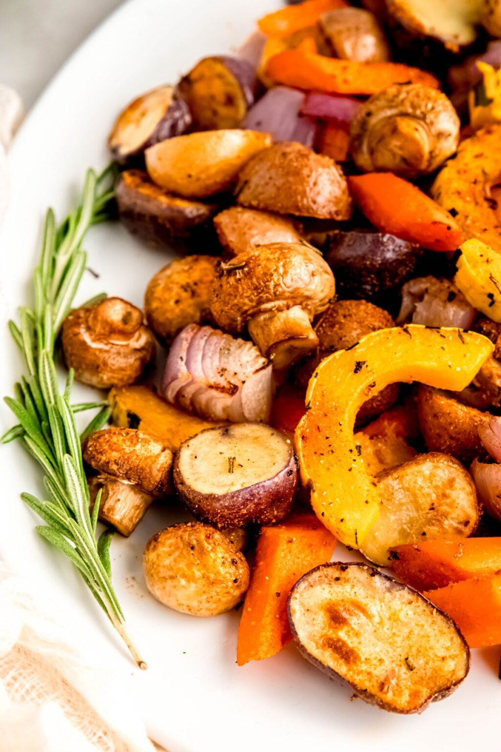 Easy Oven Roasted Fall Vegetables - The Oregon Dietitian