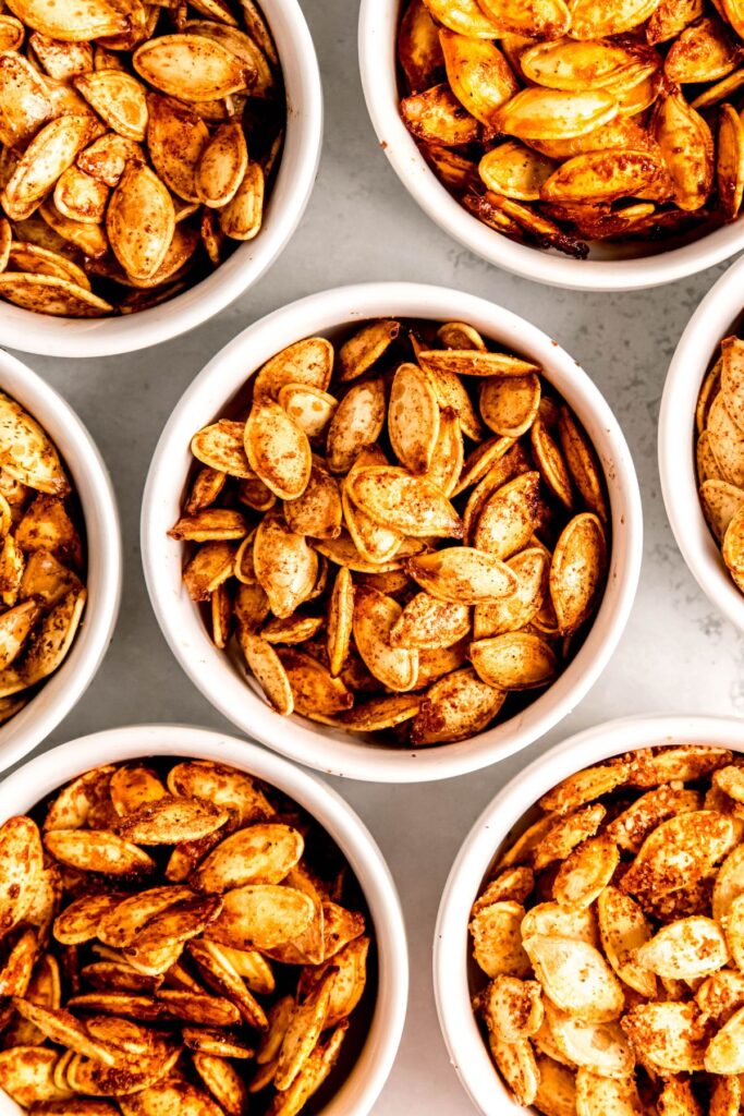 Crispy Roasted Pumpkin Seeds (8 Flavors!) - The Oregon Dietitian