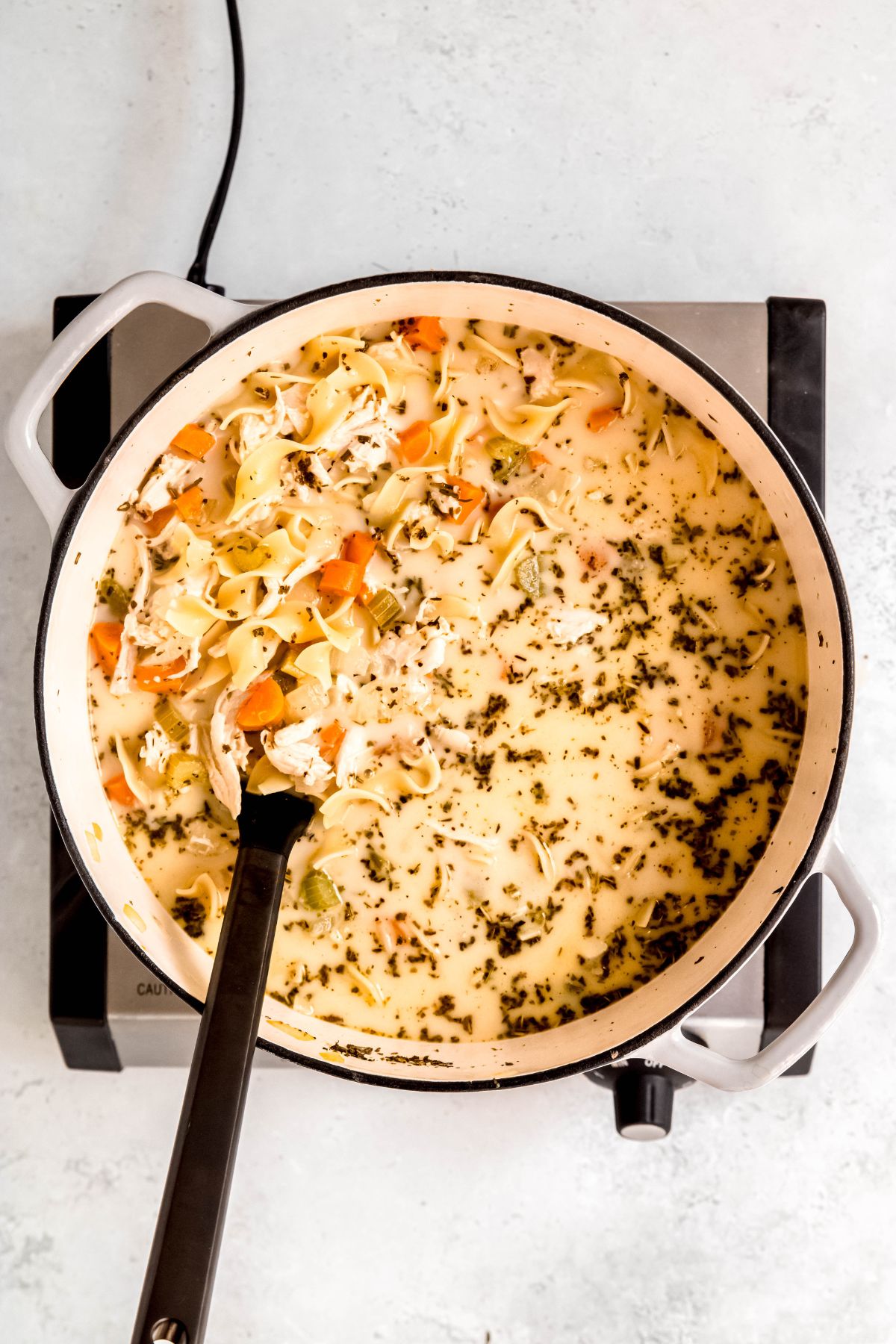 Creamy Turkey Noodle Soup - The Oregon Dietitian