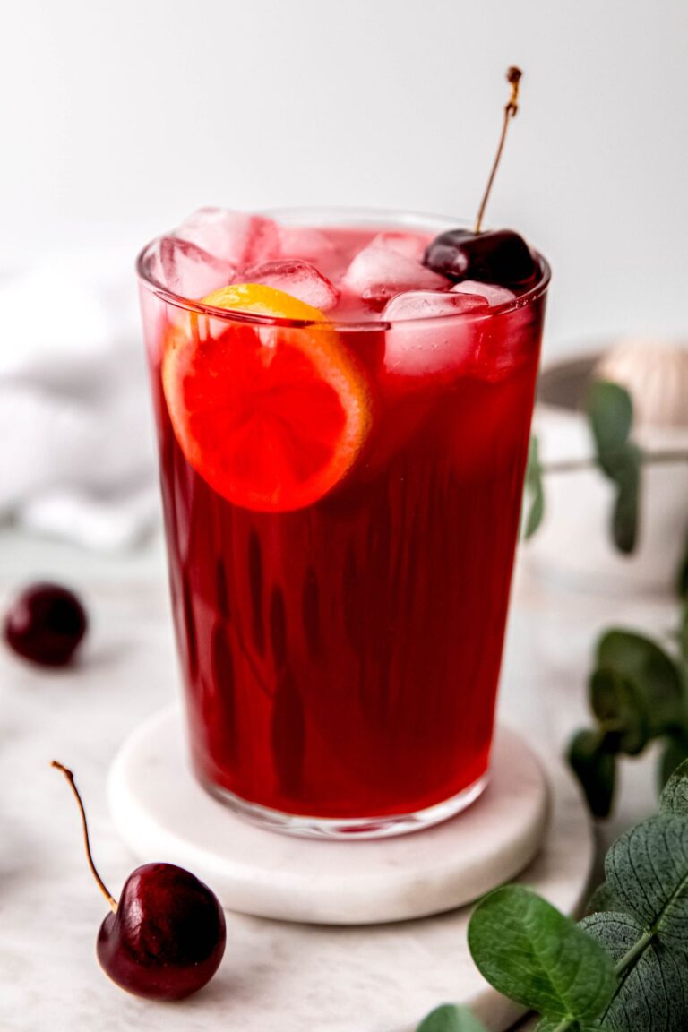 Easy Cherry Lemonade - The Oregon Dietitian