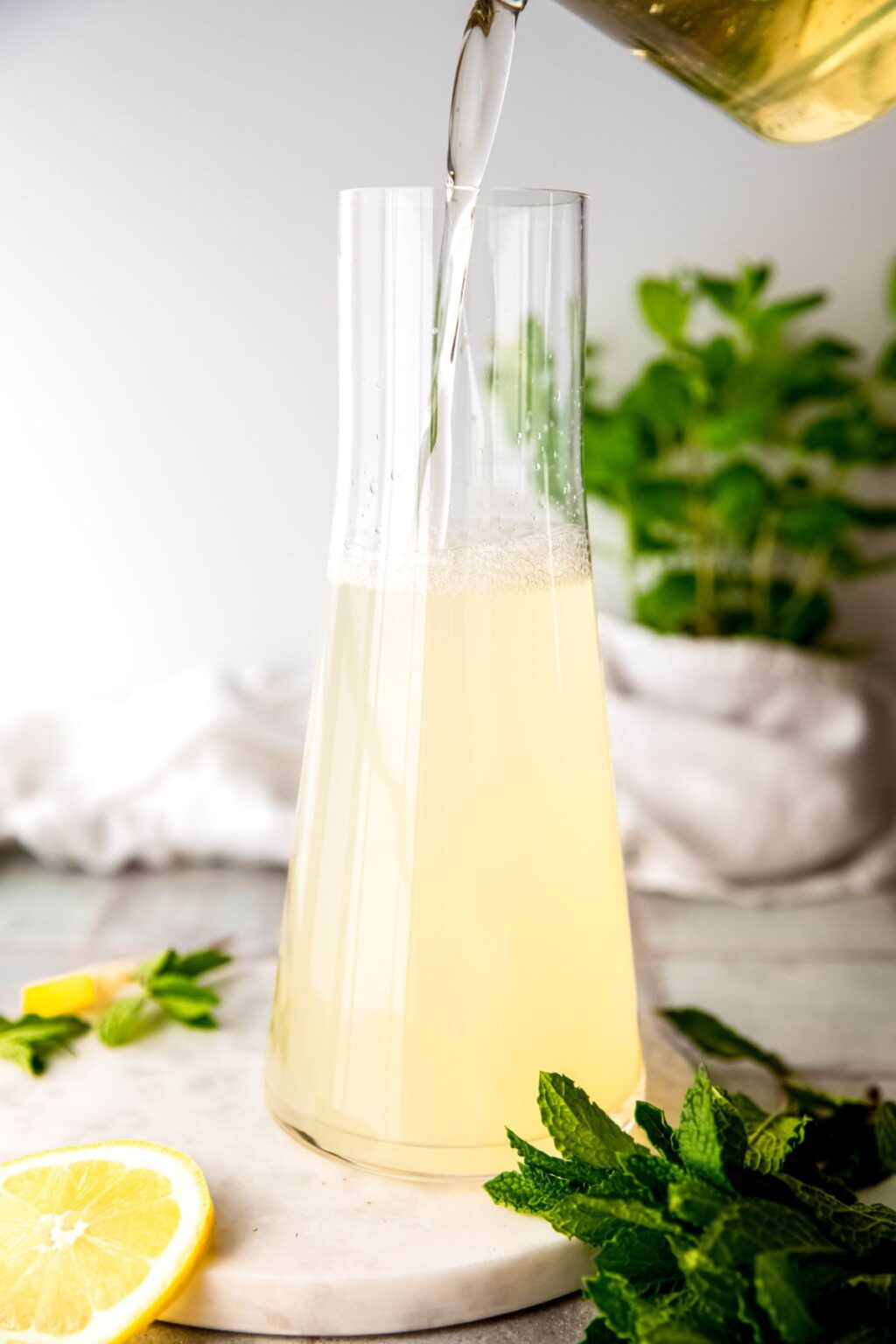 Easy Mint Lemonade - The Oregon Dietitian