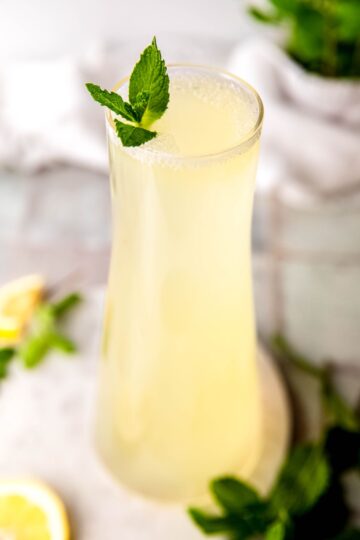 Easy Mint Lemonade - The Oregon Dietitian