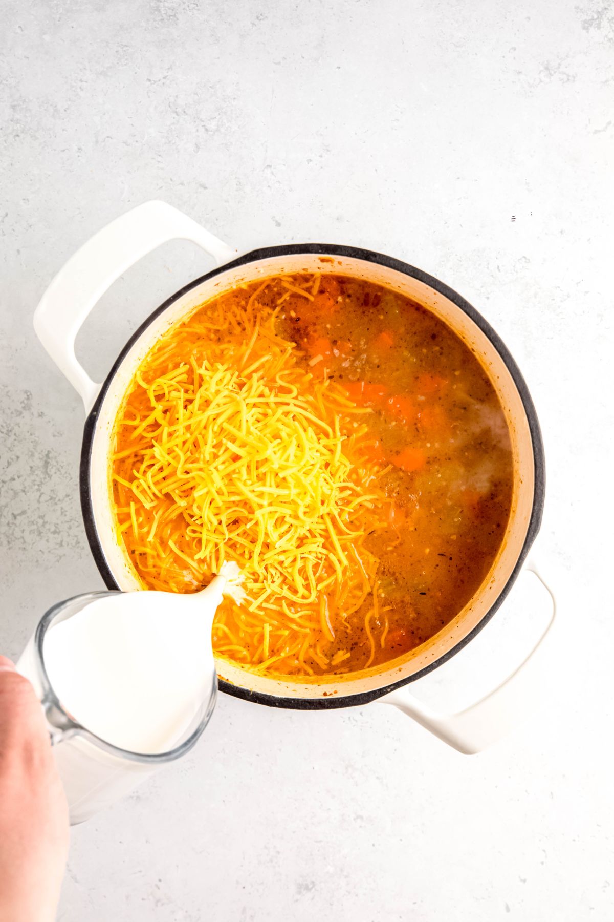Creamy Cheeseburger Soup - The Oregon Dietitian