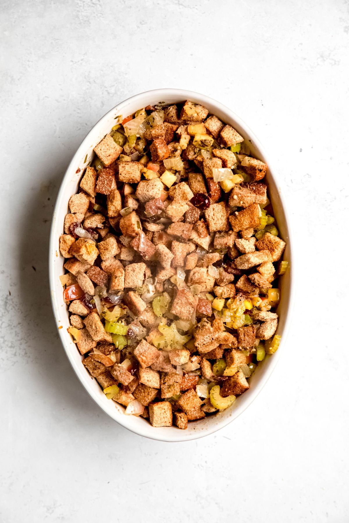 Make Ahead Stuffing (Bake Now or Next Day!) - The Oregon Dietitian