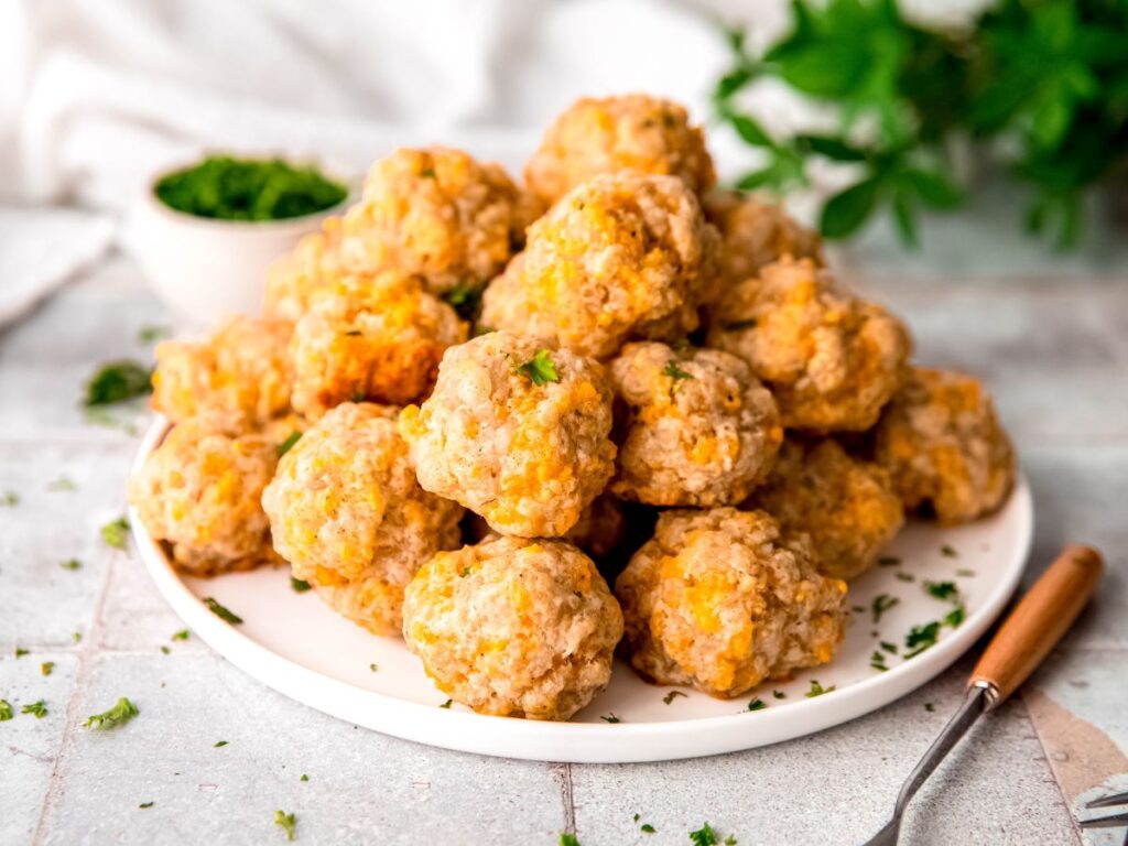 Sausage Balls (without Bisquick) - The Oregon Dietitian