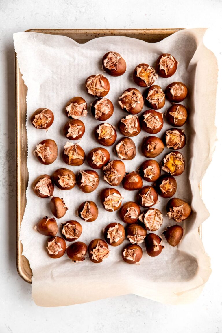 Oven Roasted Chestnuts - The Oregon Dietitian
