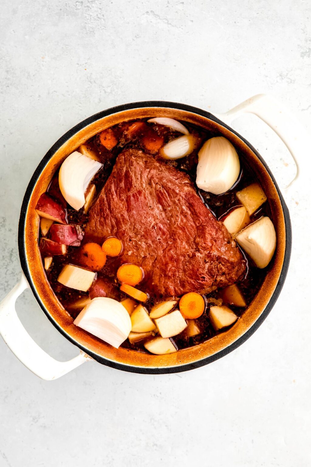 Dutch Oven Corned Beef - The Oregon Dietitian