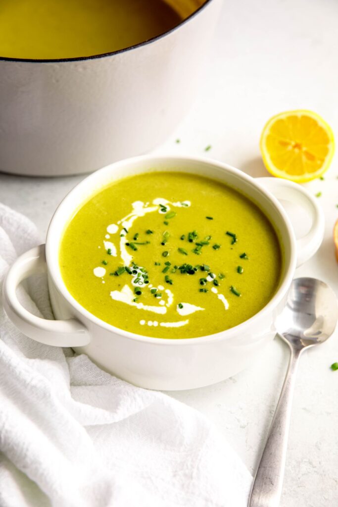 Creamy Asparagus Soup - The Oregon Dietitian